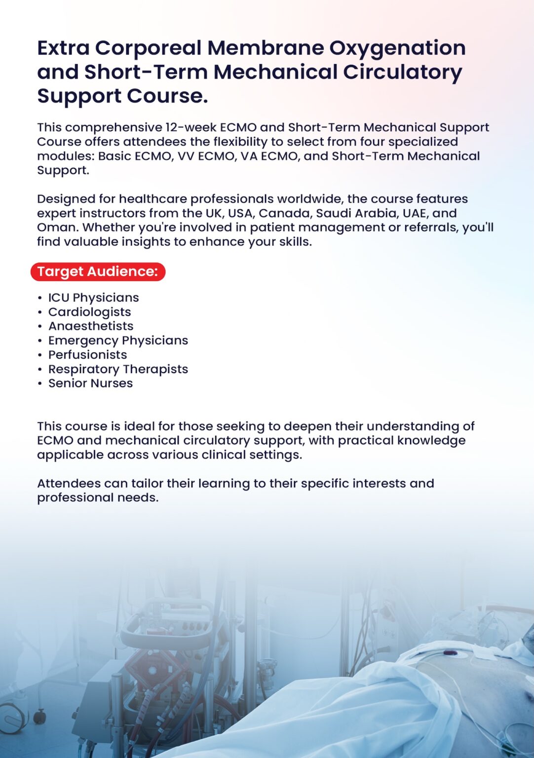 Extra Corporeal Membrane Oxygenation (ECMO) and Mechanical Circulatory ...